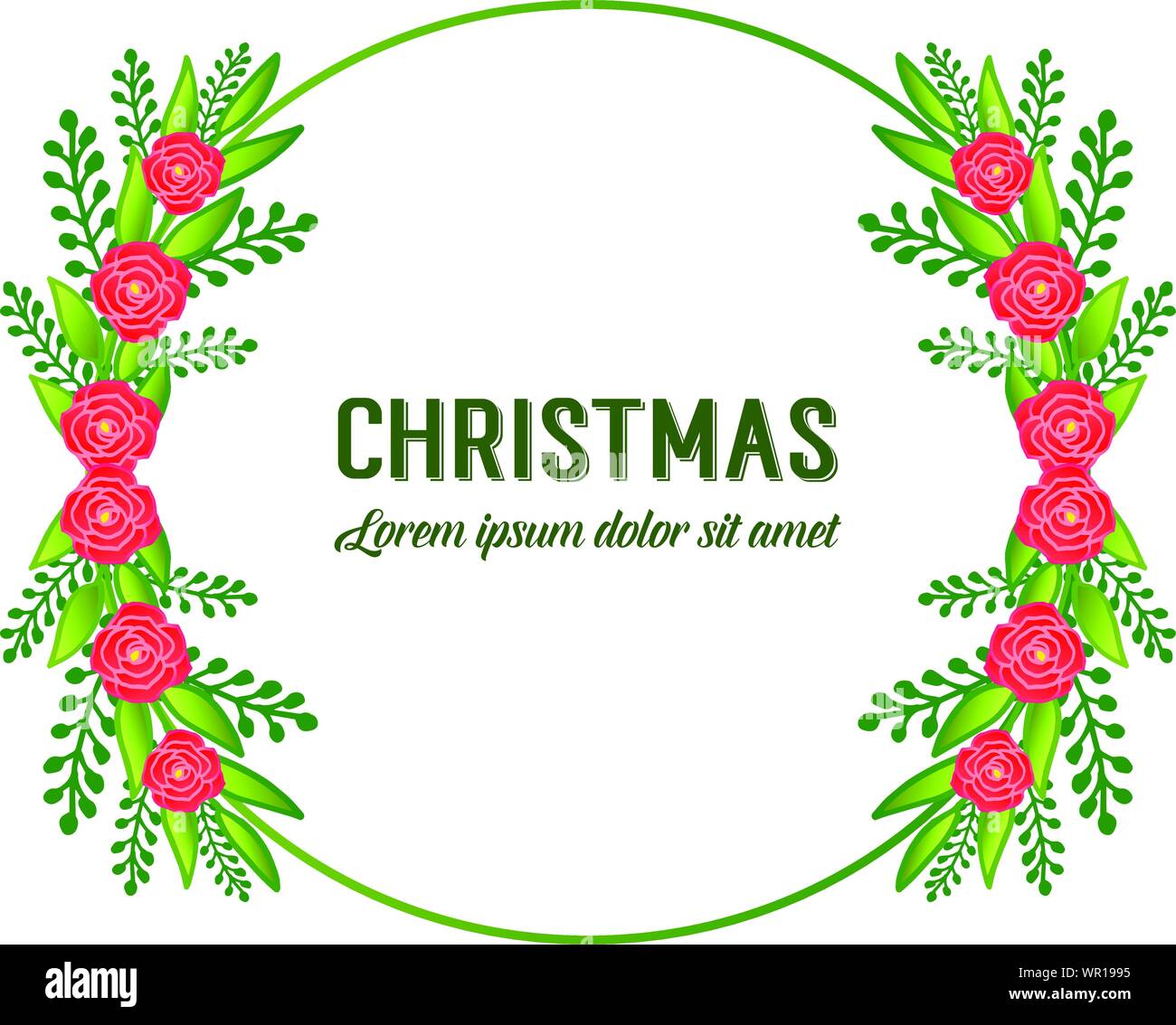 Various greeting card merry christmas, with beautiful wallpaper of red ...