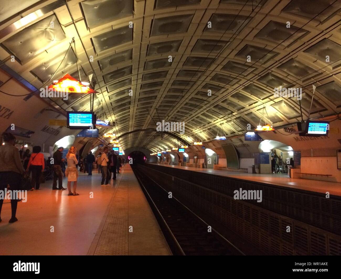 Waiting subway hi-res stock photography and images - Alamy