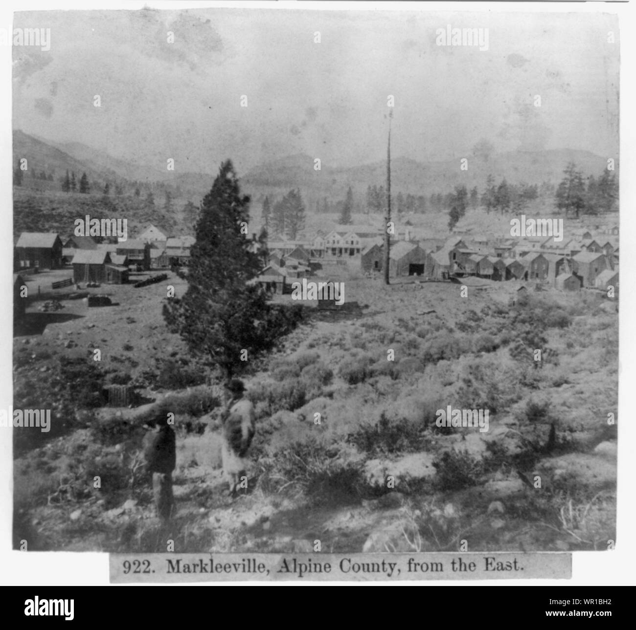Markleeville, Alpine County, from the East Stock Photo - Alamy