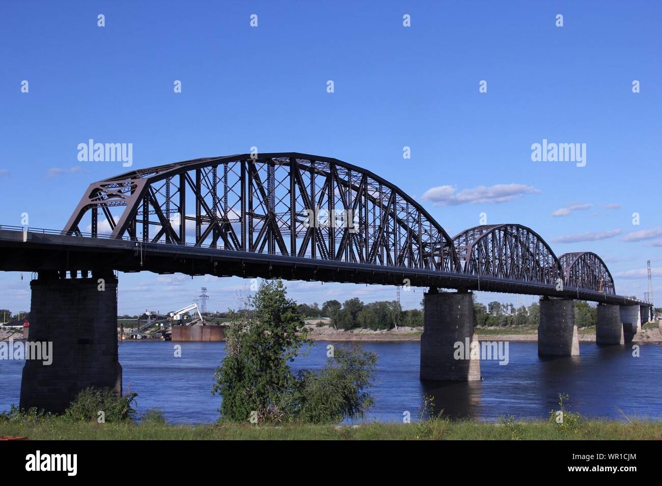 Bridge Over River Stock Photo - Alamy