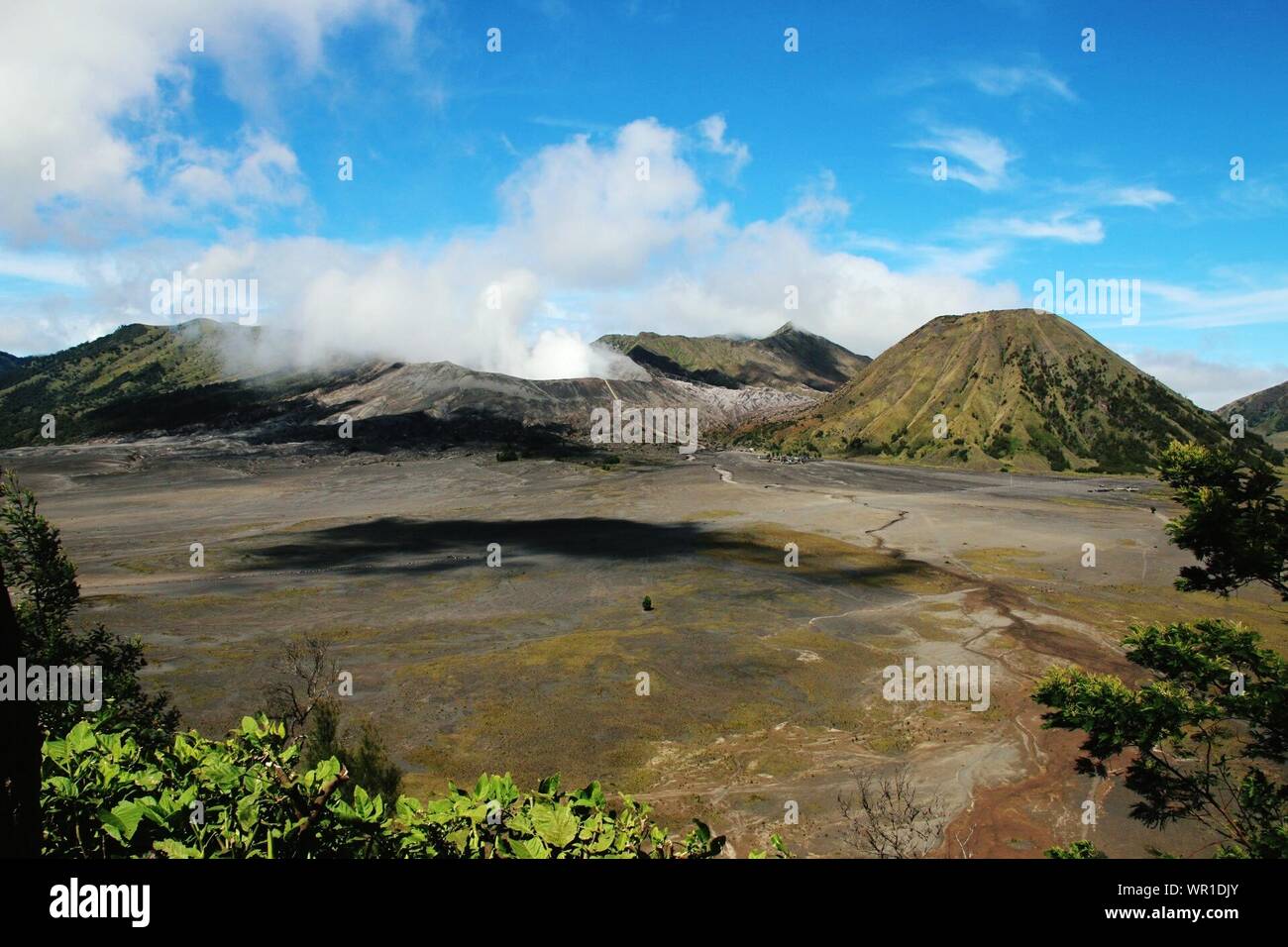 Smoke Emitting From Active Volcano Stock Photo - Alamy