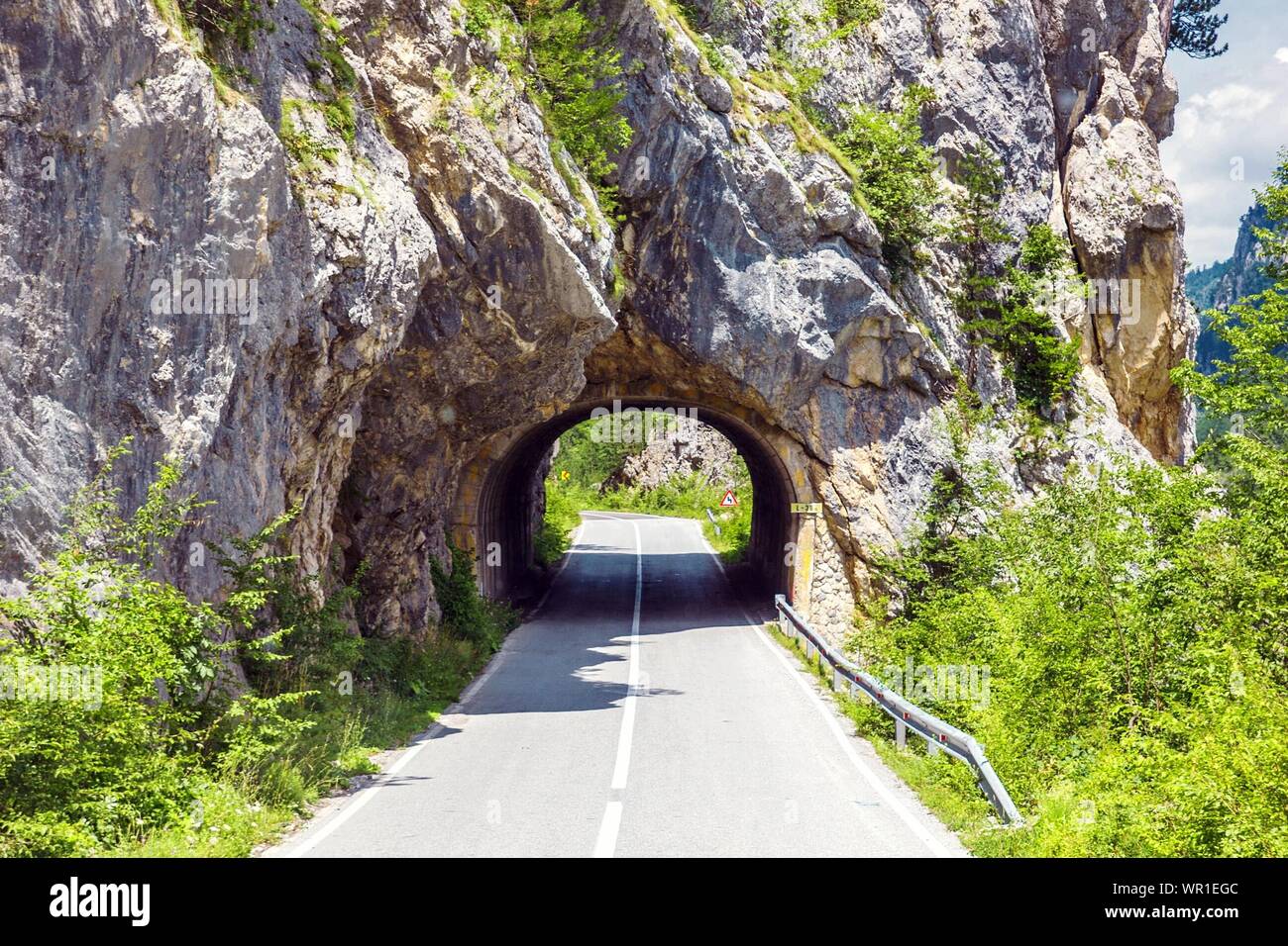 Tunnel built into mountain hi-res stock photography and images - Alamy