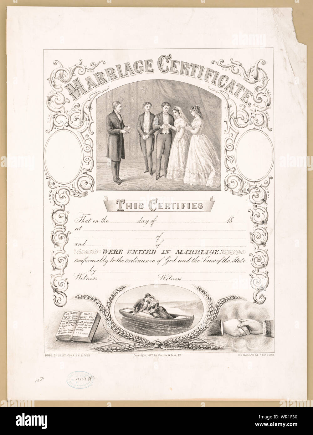 Marriage certificate history hi-res stock photography and images - Alamy