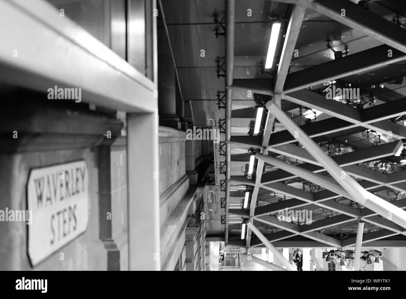 Waverley station sign Black and White Stock Photos & Images - Alamy