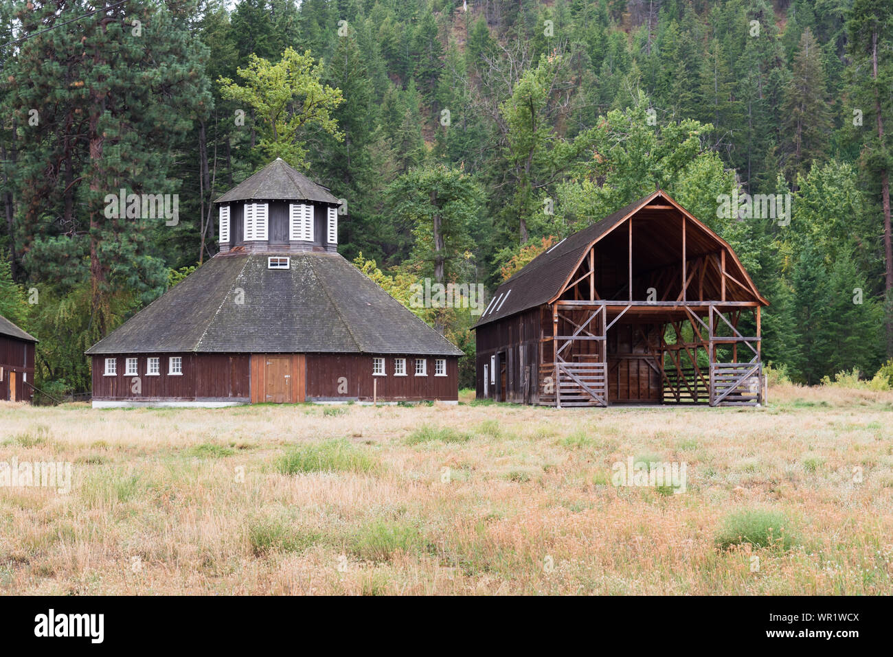 Fintry, British Columbia, Canada - September 9, 2019: the preserved ...