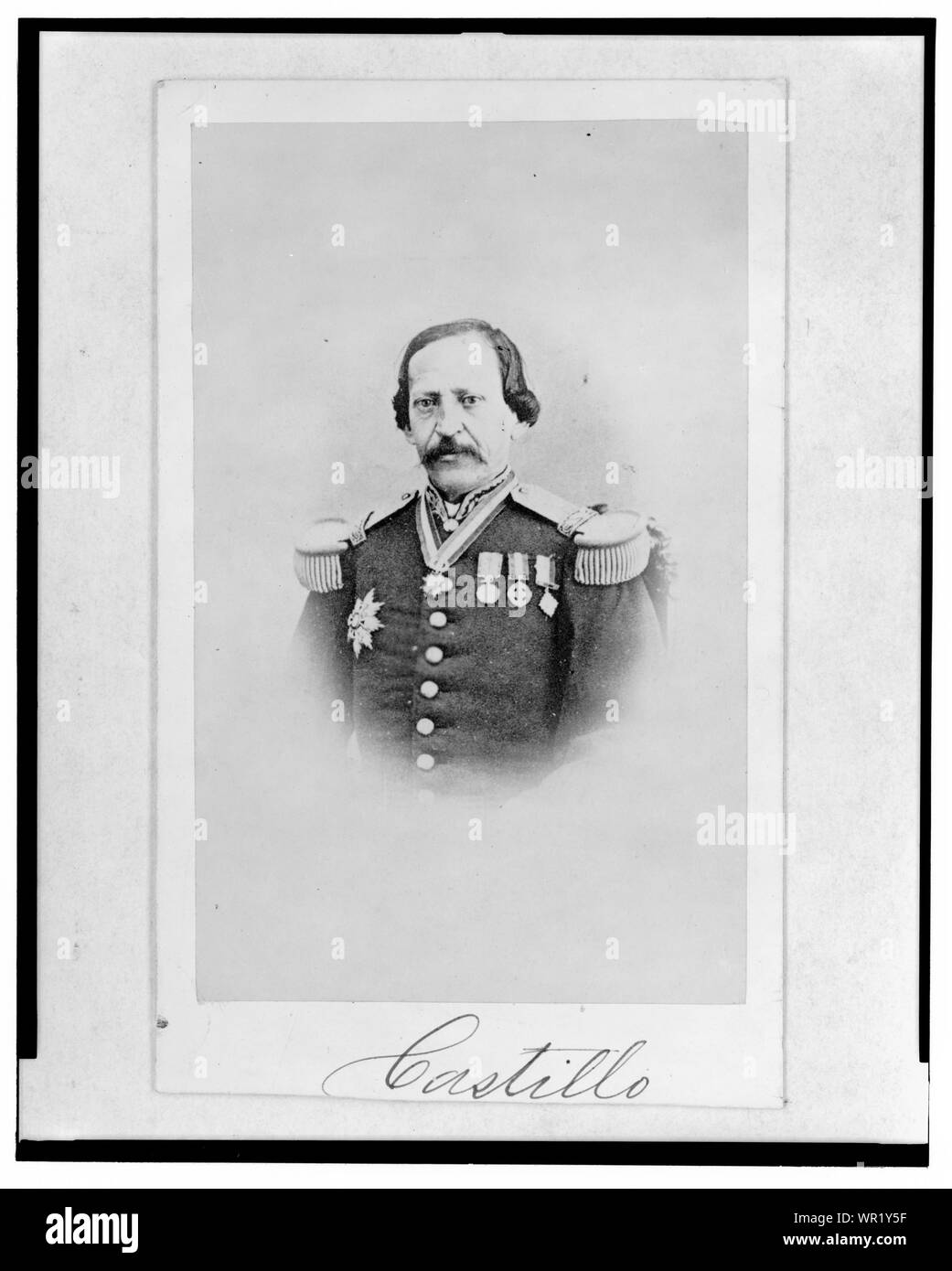 Martin del Castillo y Cos, head-and-shoulders portrait, facing front ...