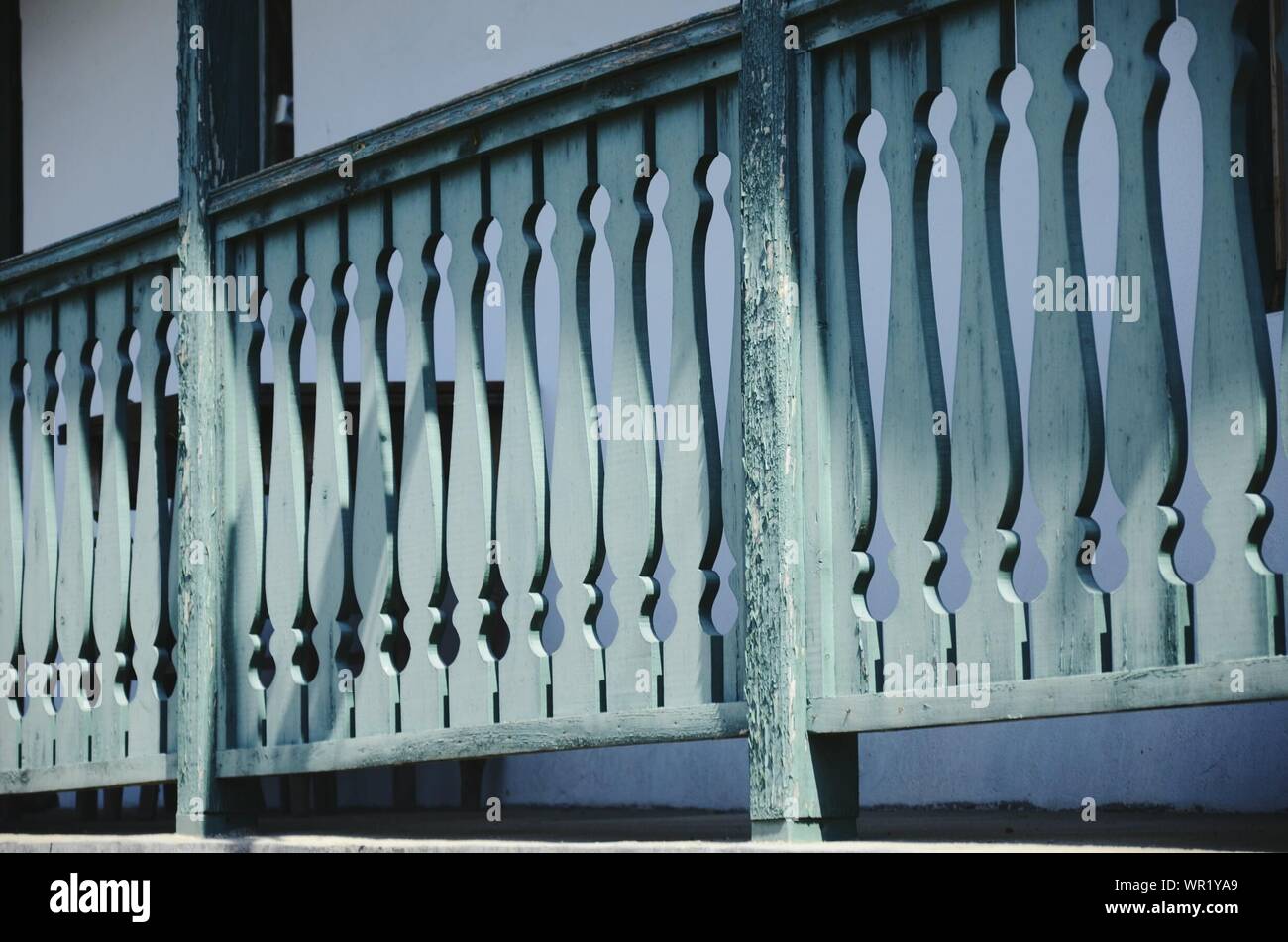 Wooden balcony wood railing High Resolution Stock Photography and ...