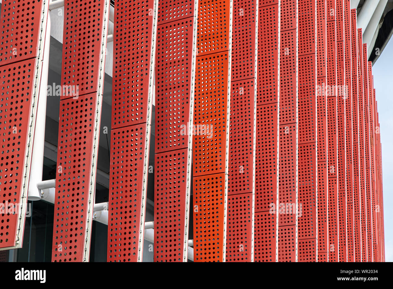 Wall pattern at Philippine Stadium, Philippines Stock Photo - Alamy