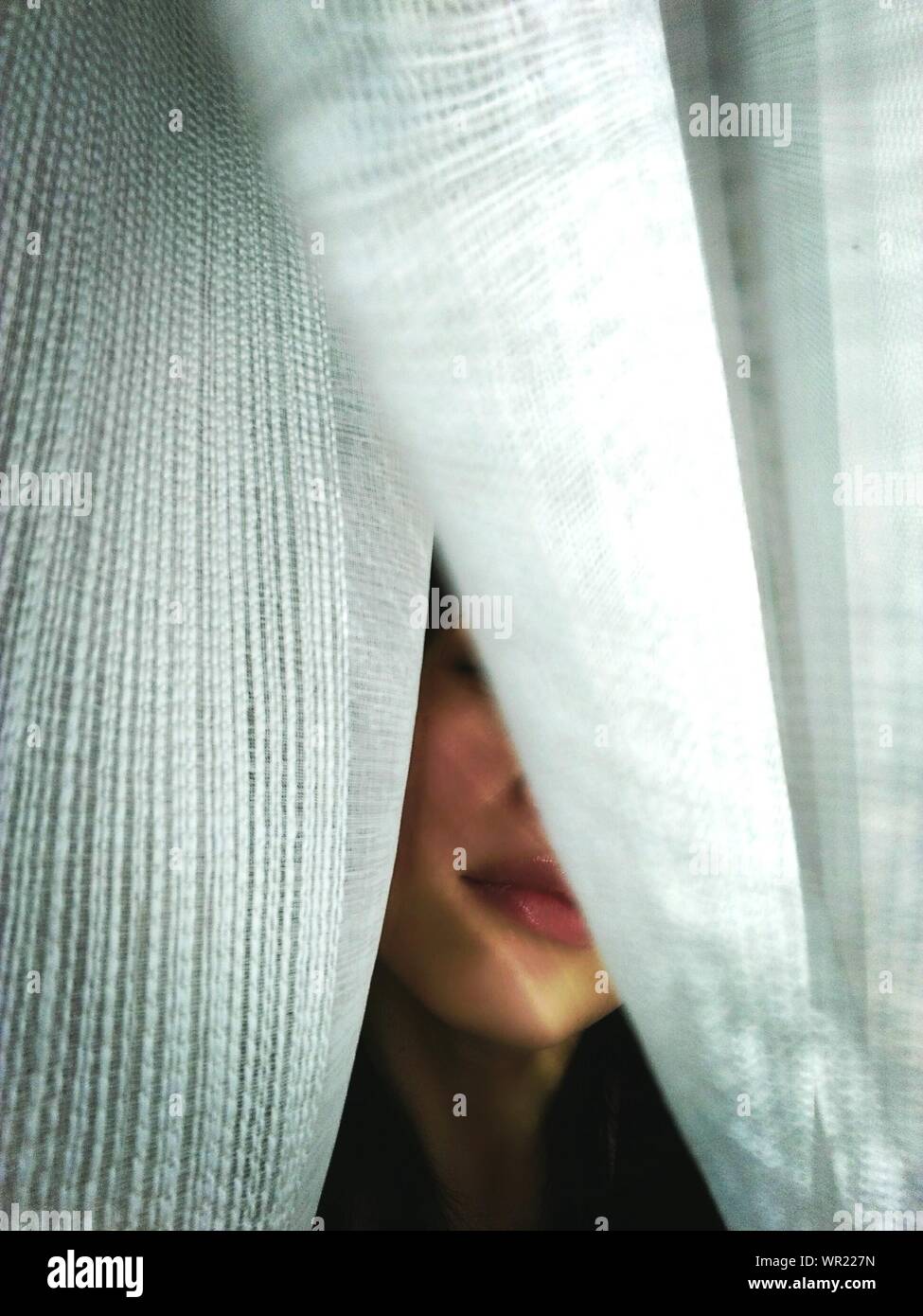 White curtains background hi-res stock photography and images - Alamy