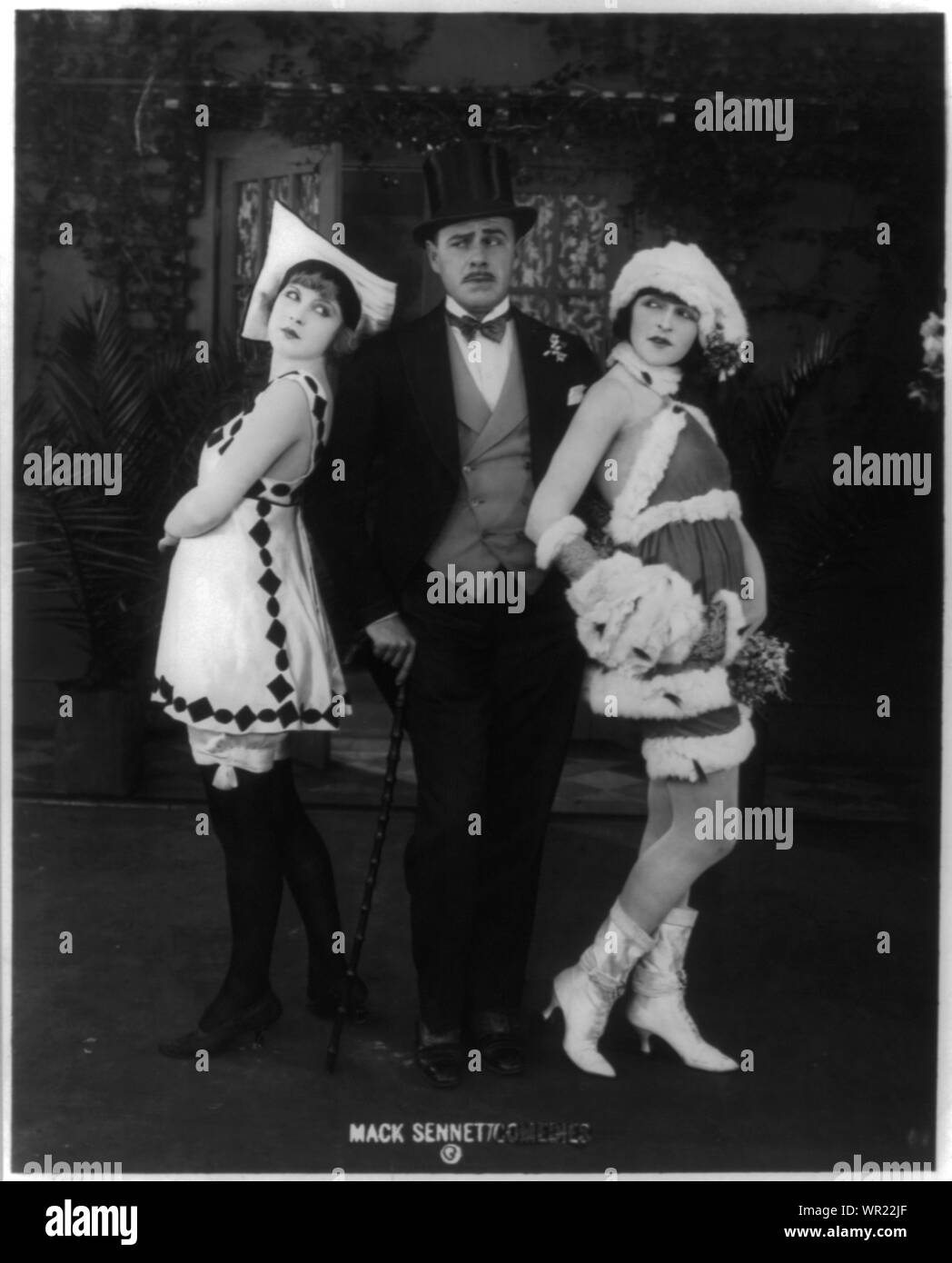 Marvel Rea (left), Ford Sterling, and Alice Maison, appearing in Mack ...