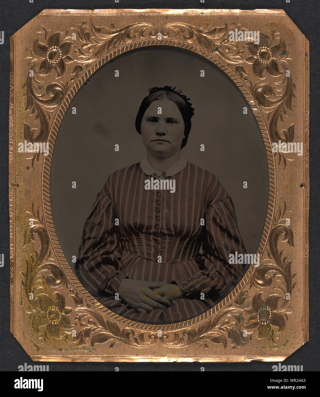 Mary Bannister, wife of Private George H. Bannister of Company H, 13th ...