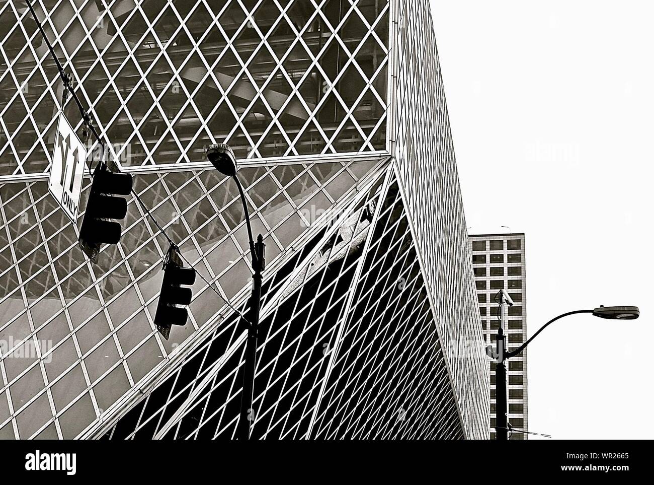 Seattle Central Library Architecture High Resolution Stock Photography ...