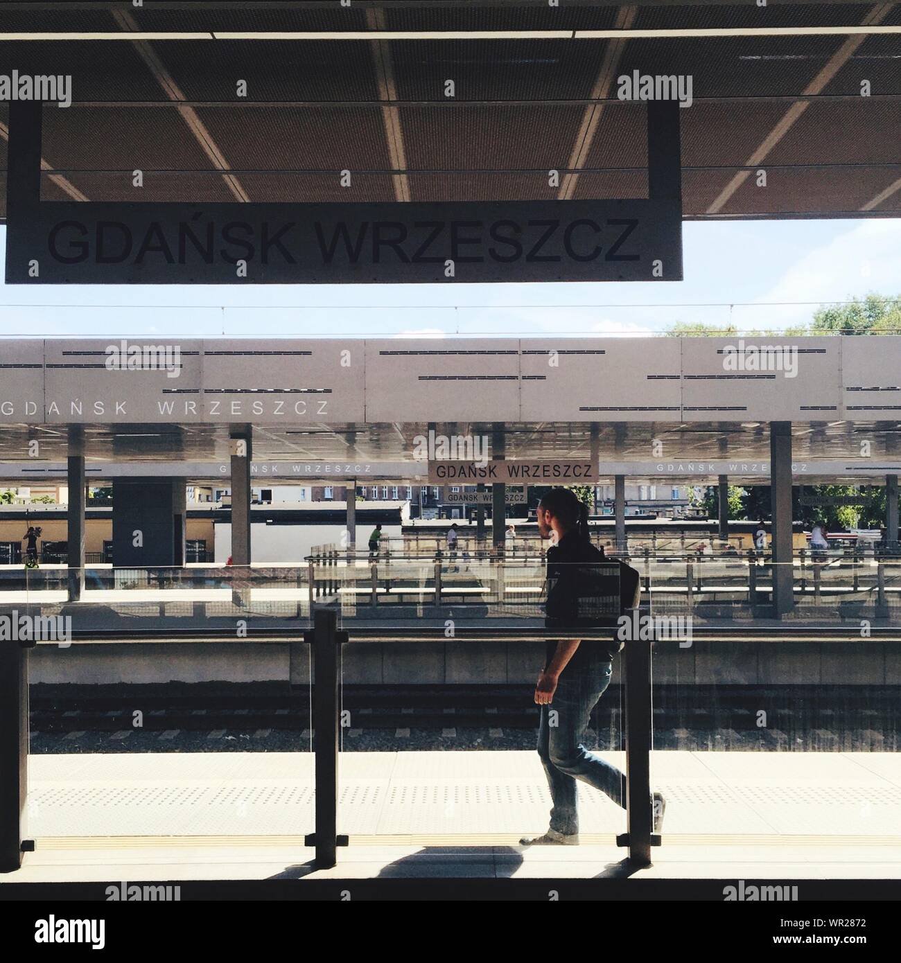 Man walking on the ceiling hi-res stock photography and images - Alamy