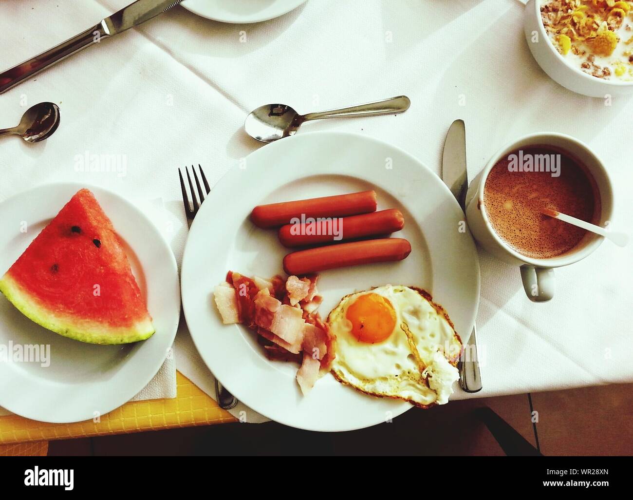 American breakfast hi-res stock photography and images - Alamy