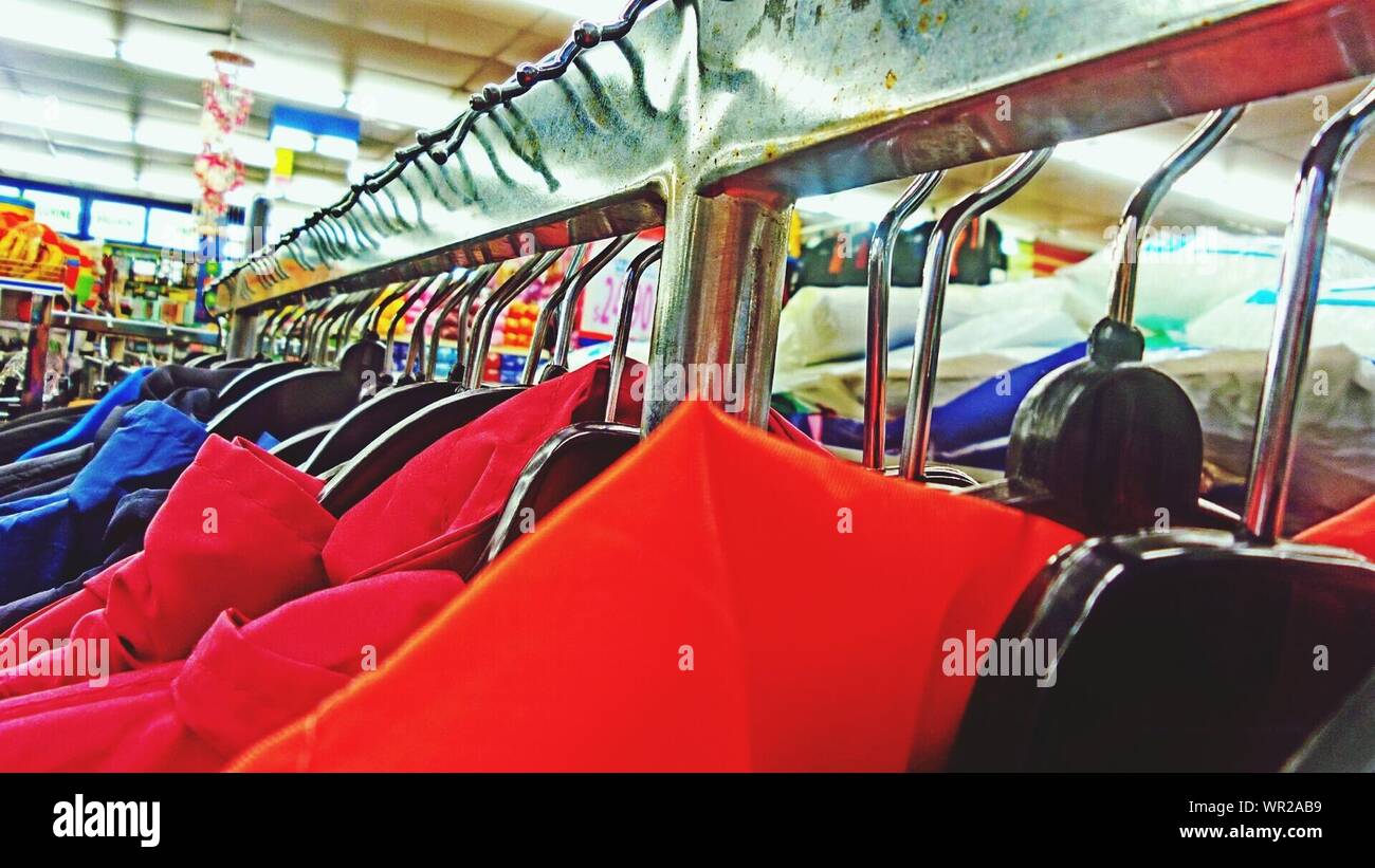 Jackets on a rack hi-res stock photography and images - Alamy
