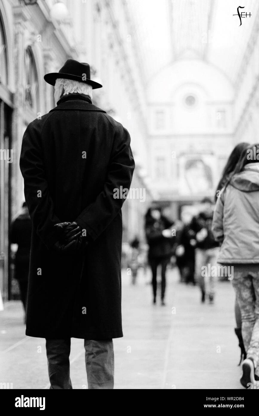 Long coat back hi-res stock photography and images - Alamy