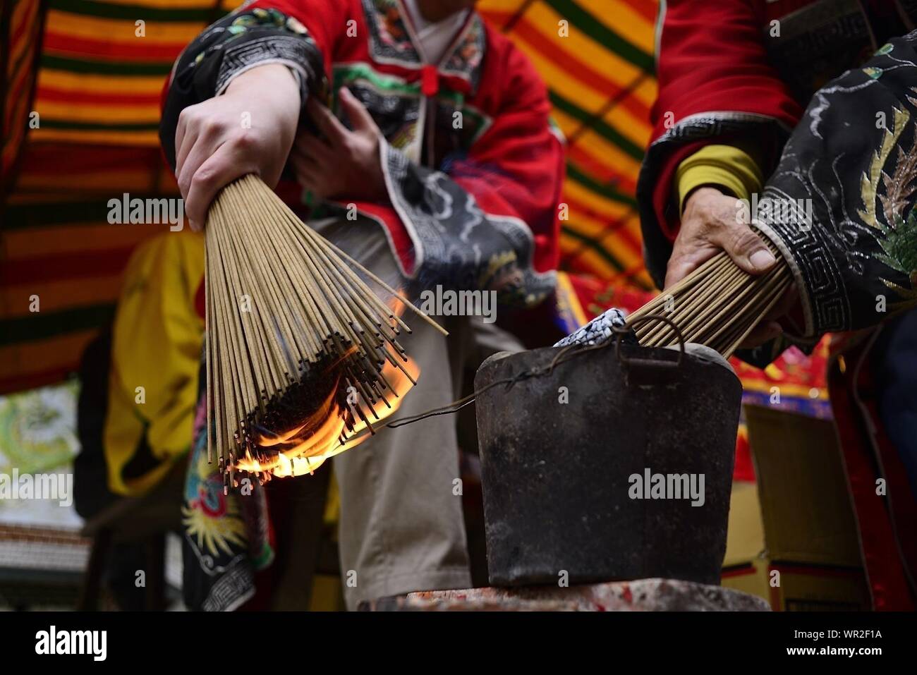 Foreground two monks hi-res stock photography and images - Alamy