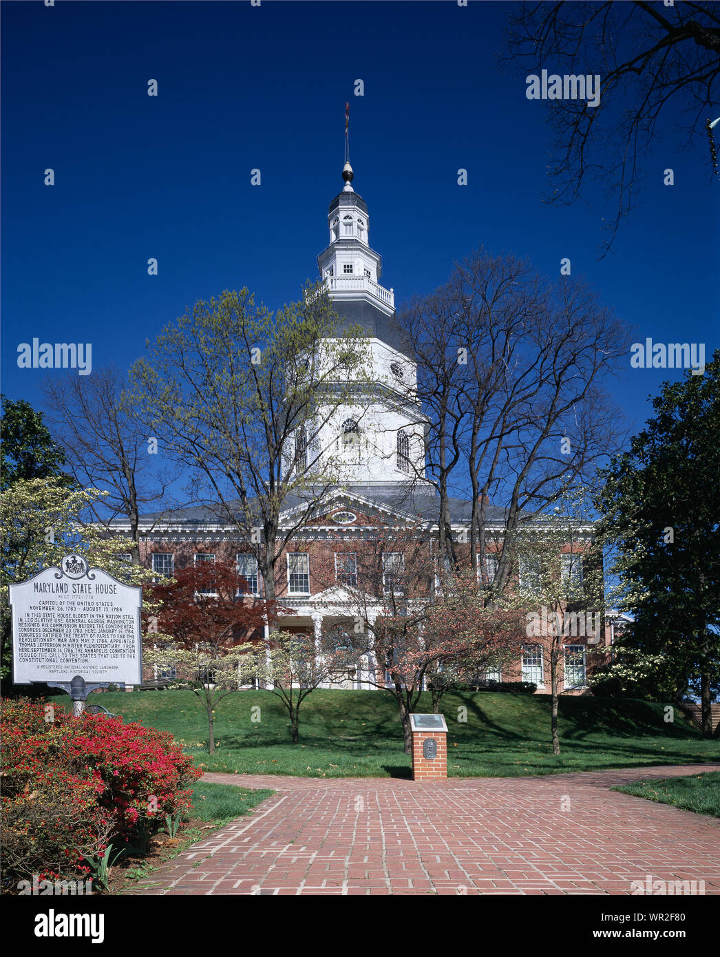 Maryland State House located in Annapolis, Maryland Stock Photo - Alamy