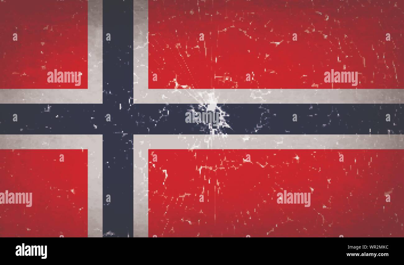 Flags Norway with broken glass texture. Vector Stock Vector Image & Art ...