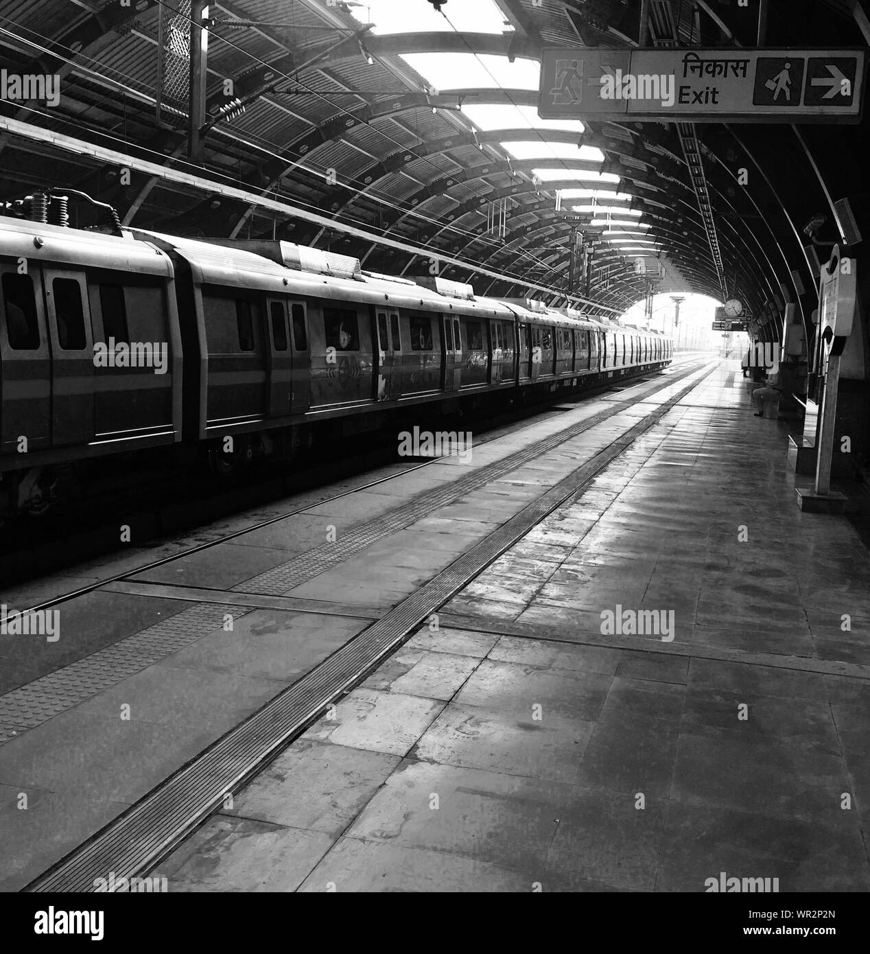 India train travel Black and White Stock Photos & Images - Alamy