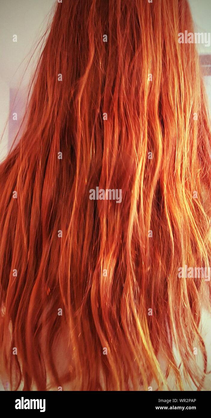 Red color hair hi-res stock photography and images - Alamy
