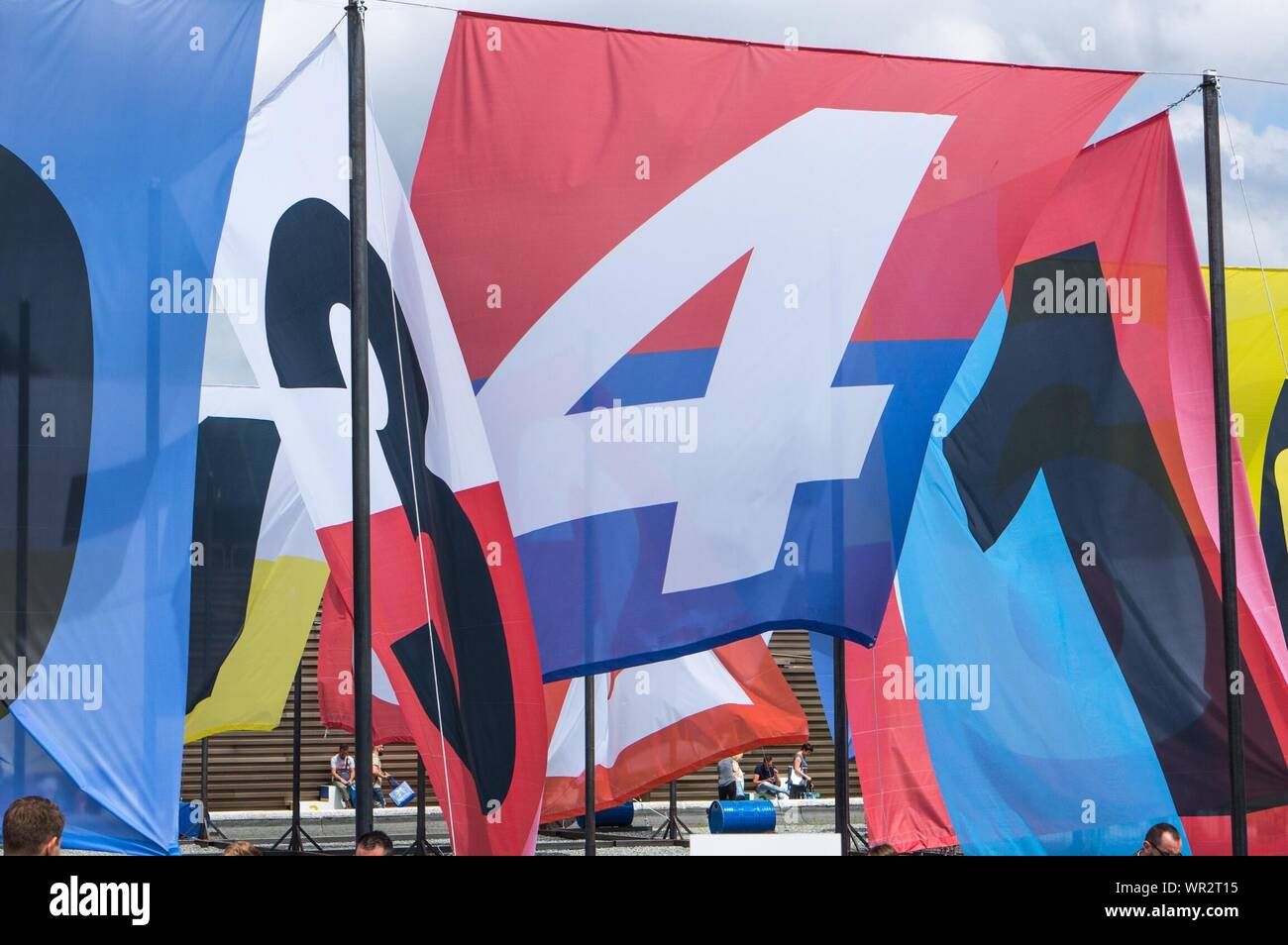 Stadium flags hi-res stock photography and images - Alamy