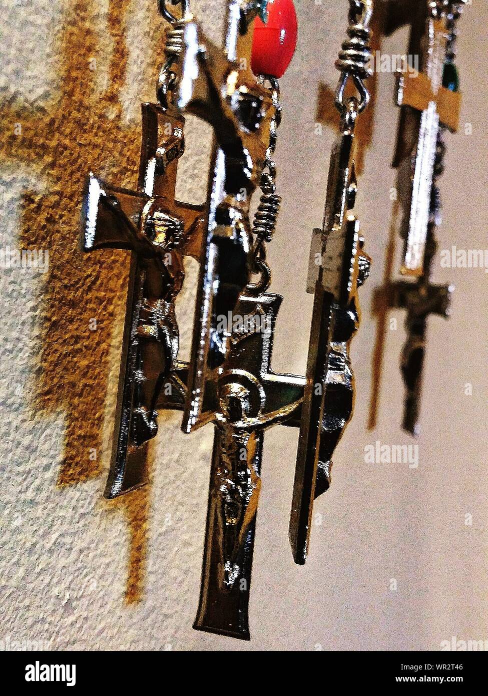 Hanging crosses hi-res stock photography and images - Alamy