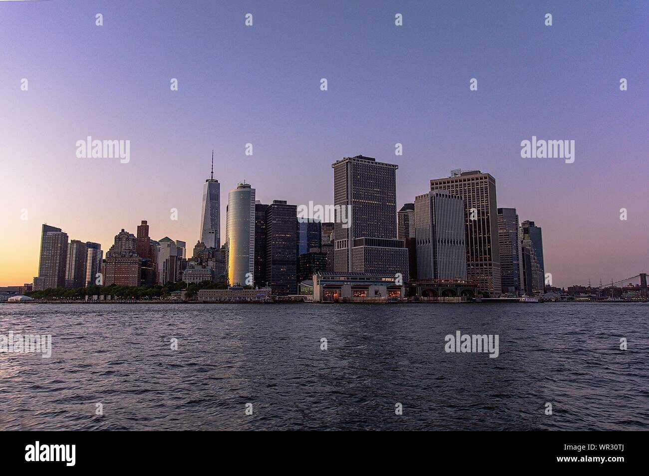City At Waterfront Stock Photo - Alamy