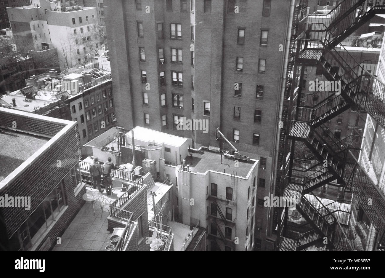 High above rooftops hi-res stock photography and images - Alamy