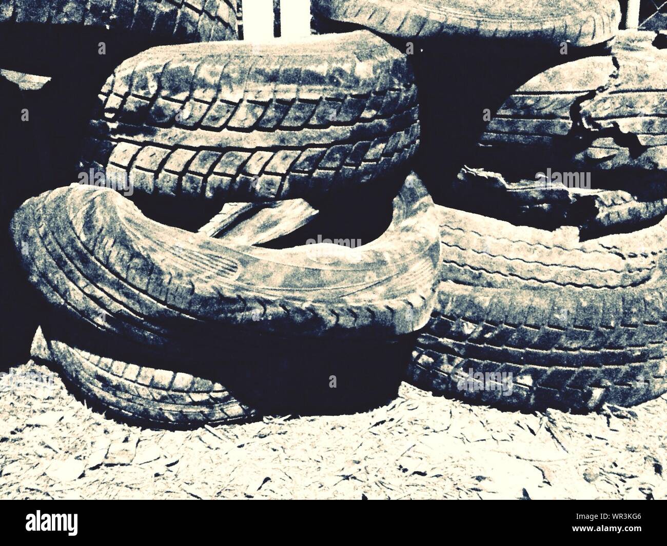 Old tires hi-res stock photography and images - Alamy