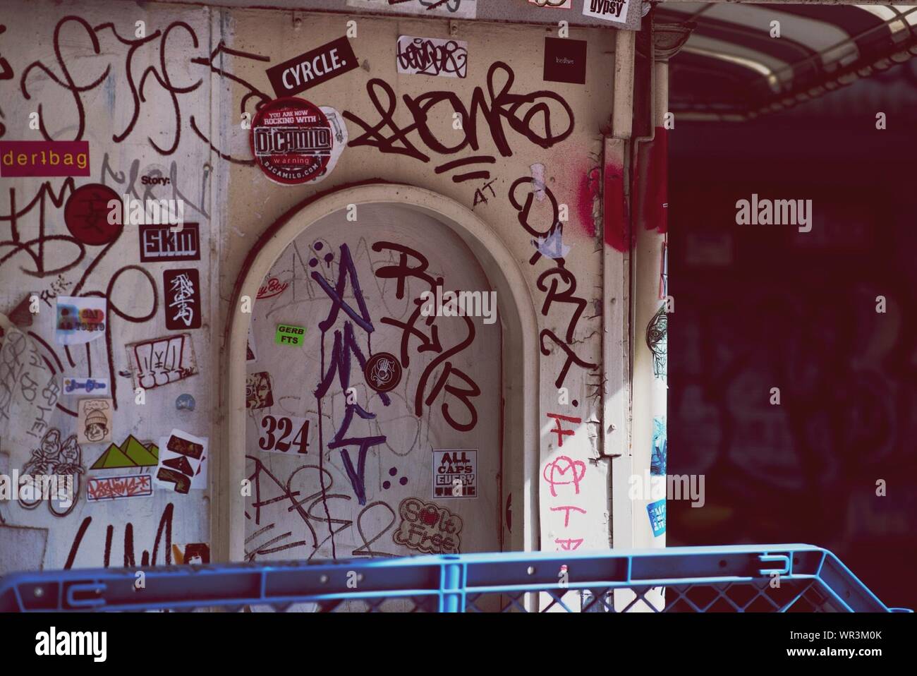 Graffiti On Abandoned Building High Resolution Stock Photography and ...