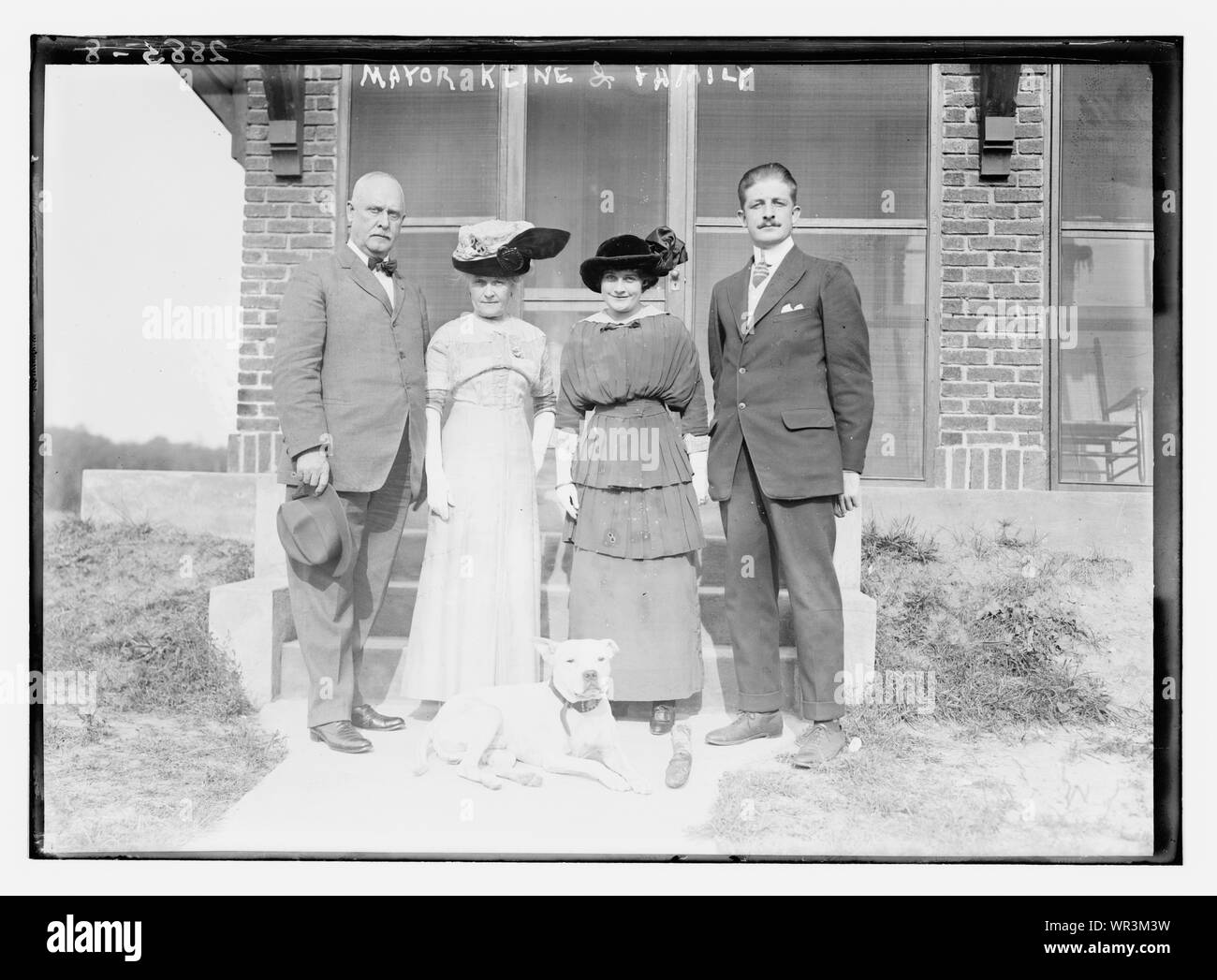 Mayor Kline & family Stock Photo - Alamy