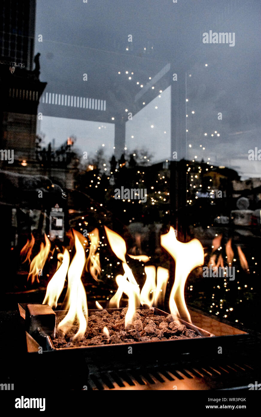 Fire flame window hi-res stock photography and images - Alamy