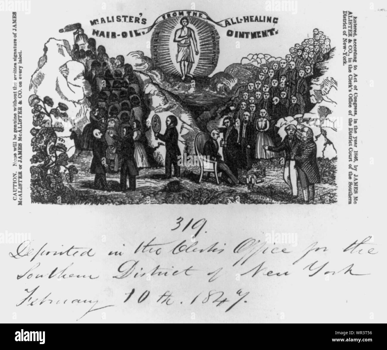 McAllister's All-Healing Hair-Oil Ointment Stock Photo - Alamy