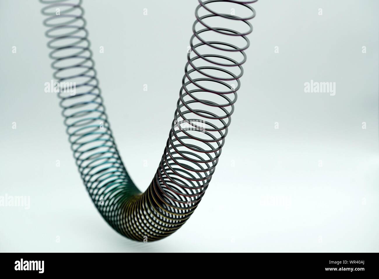White spiral wire hi-res stock photography and images - Alamy