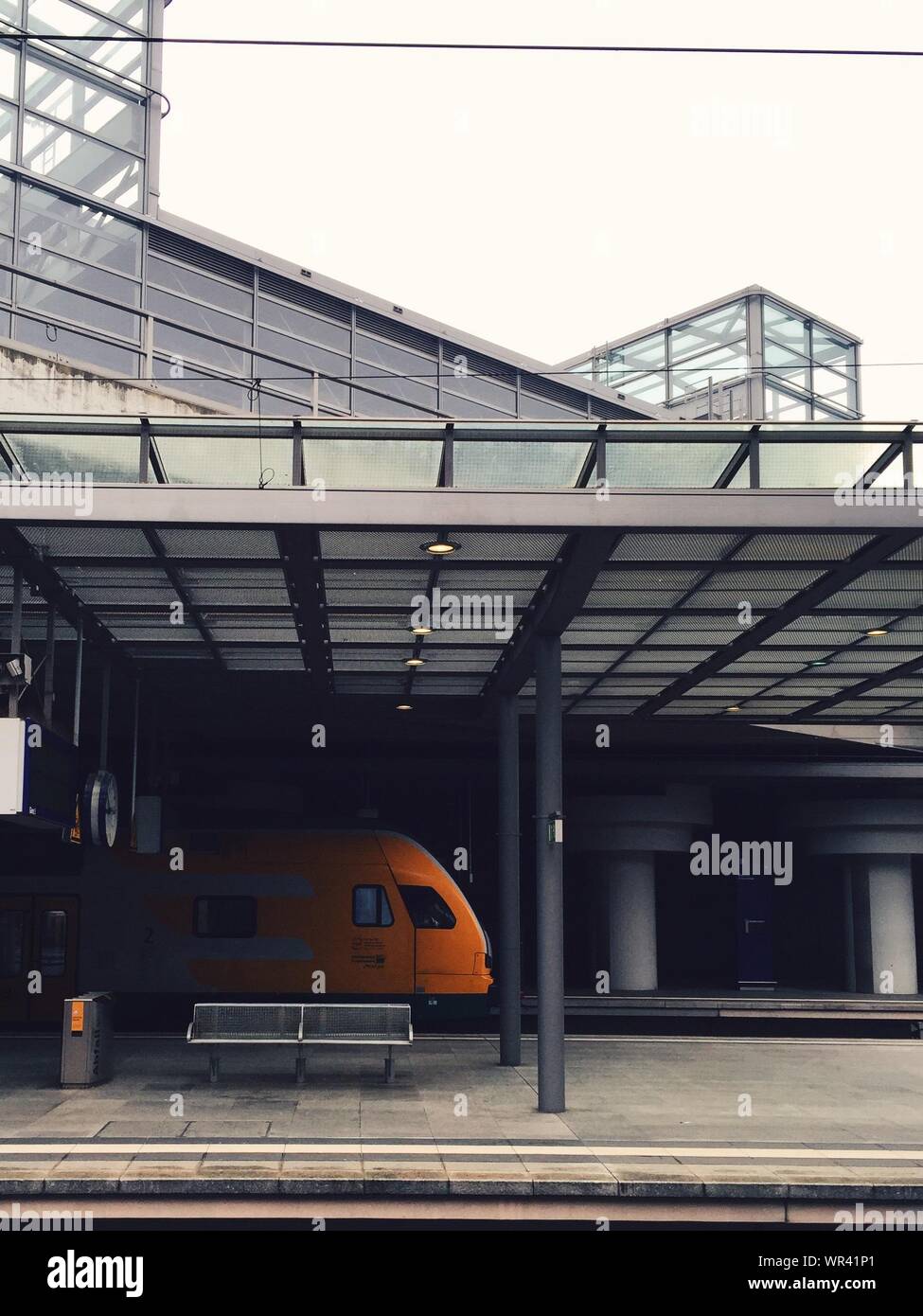 Modern train train station hi-res stock photography and images - Alamy