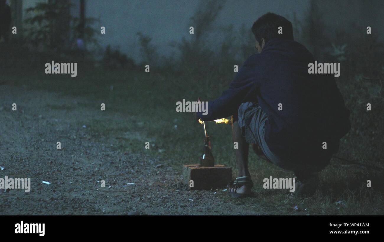 Man of fire hi-res stock photography and images - Alamy