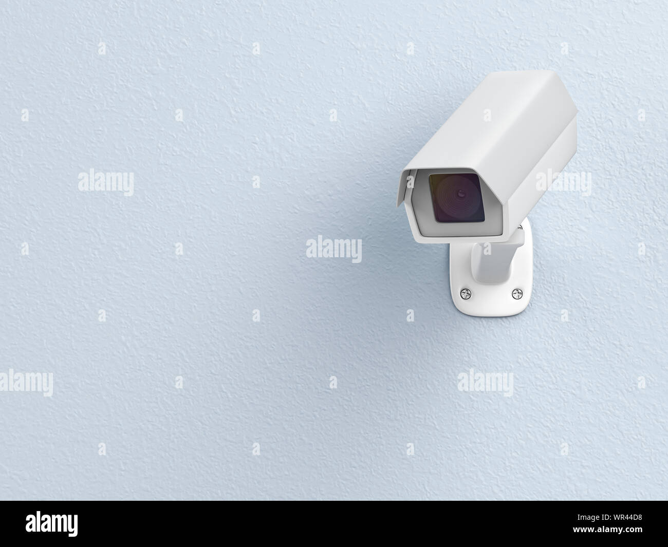 Surveillance camera installed on the wall Stock Photo - Alamy