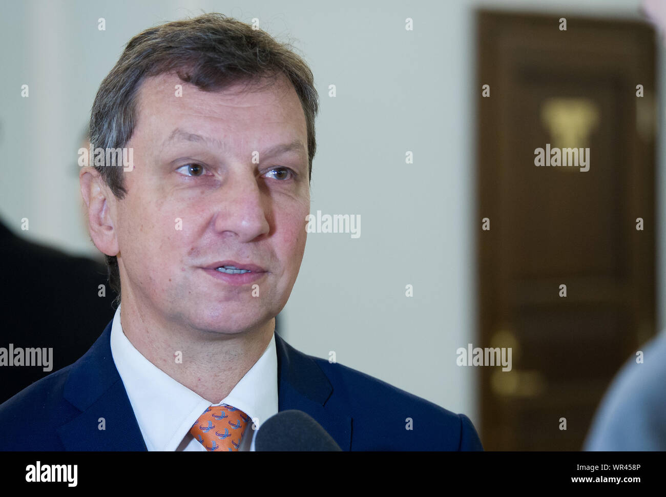 1.04.2016 Warsaw, Poland. Pictured: Andrzej Halicki Stock Photo - Alamy