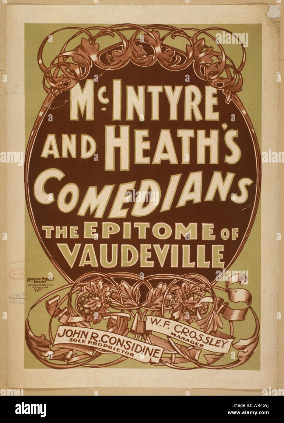 McIntyre and Heath's Comedians the epitome of vaudeville. Abstract: 1 ...