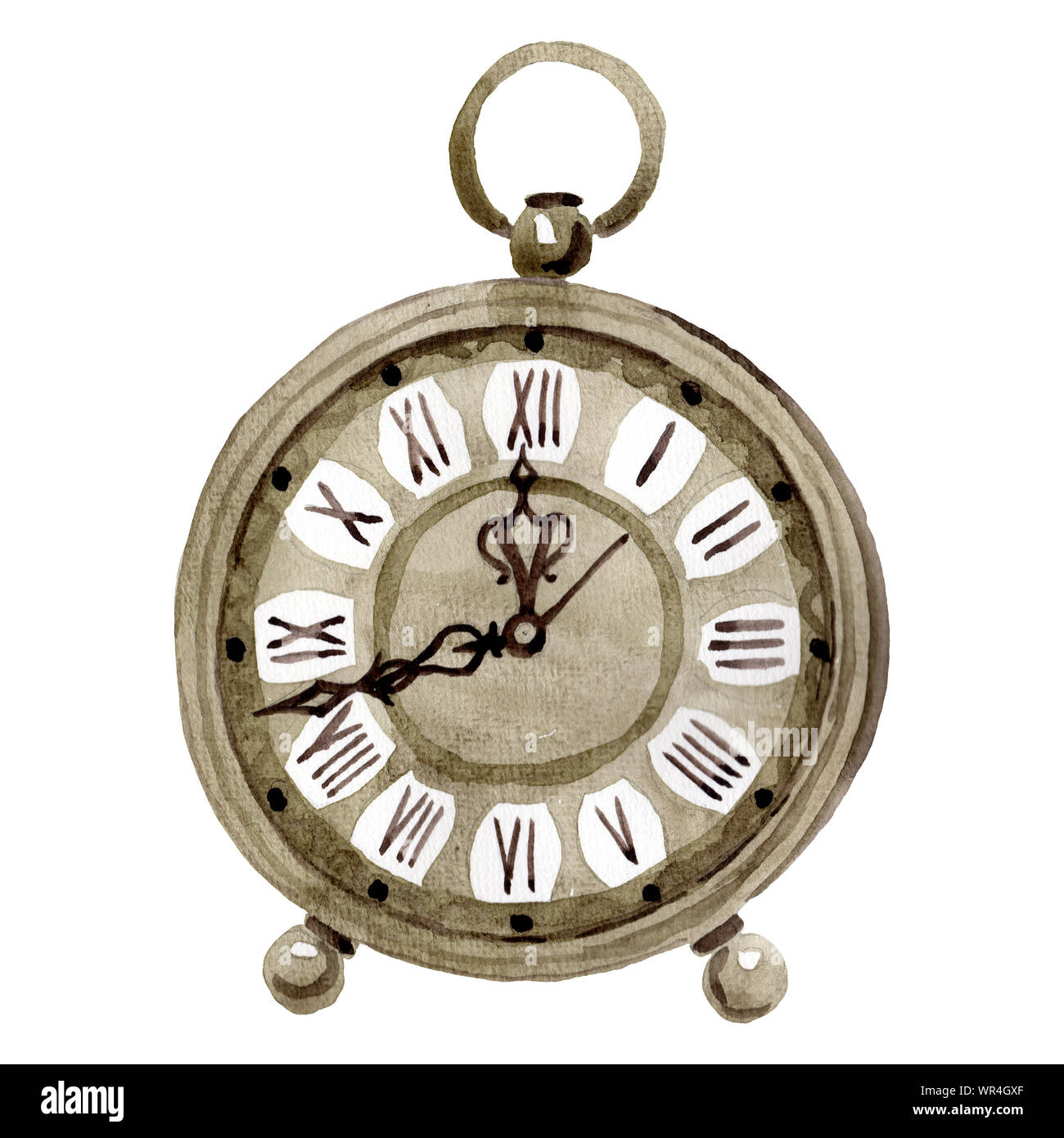 Vintage Watch Illustration