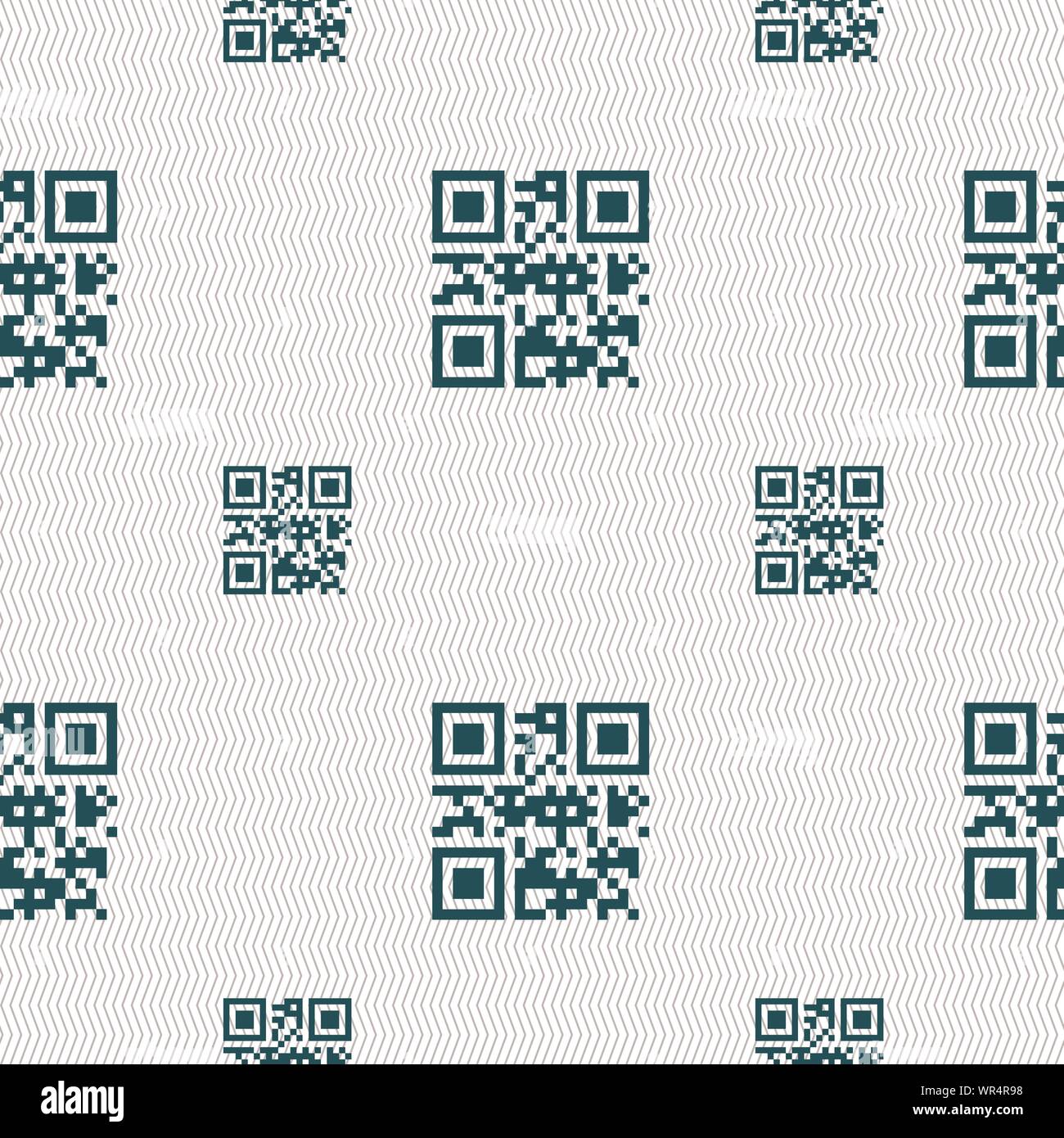 Seamless qr code pattern hi-res stock photography and images - Alamy