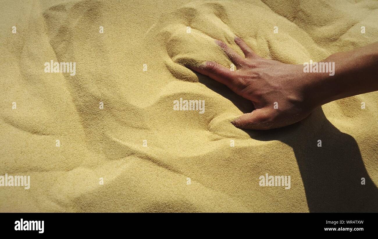 Touching Sand High Resolution Stock Photography and Images - Alamy