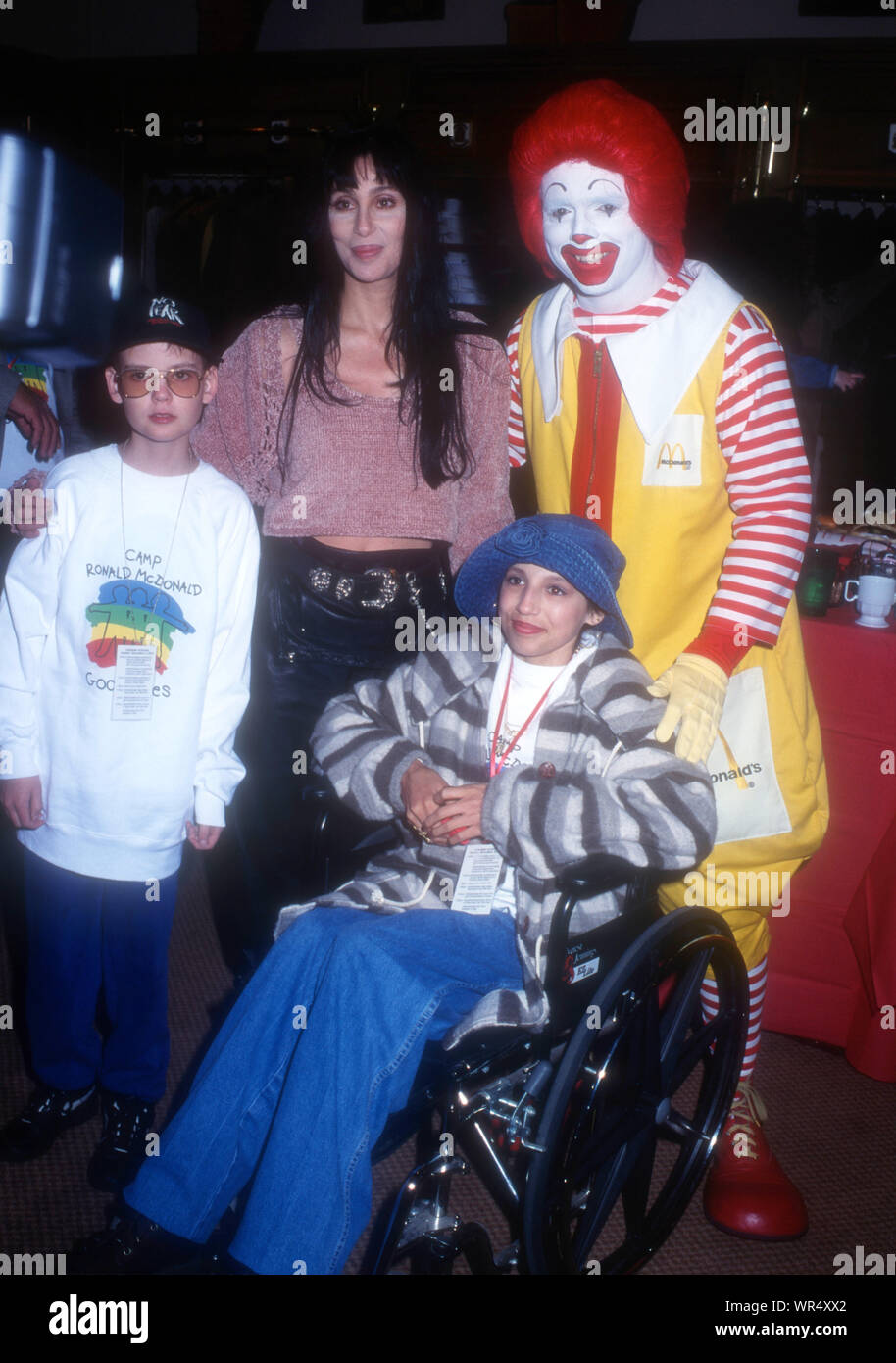 Beverly Hills, California, USA 4th December 1994 Singer/actress Cher ...