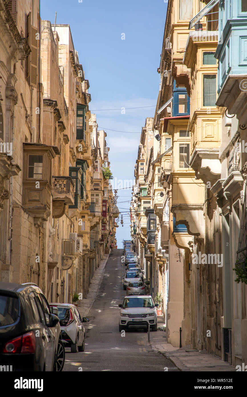 Streets of valetta hi-res stock photography and images - Alamy