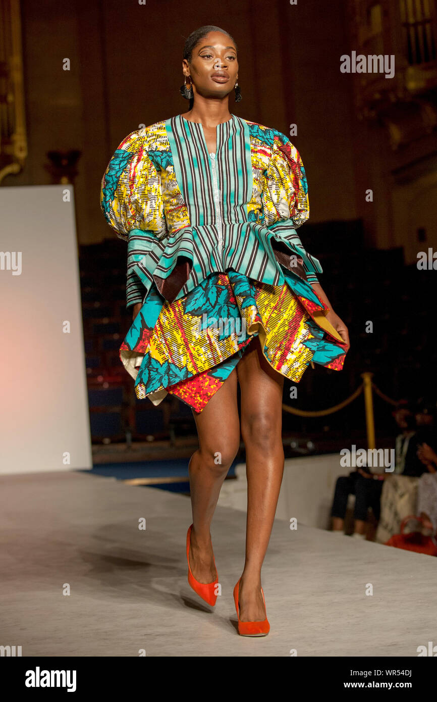 London African Fashion Week - Catwalk Featuring: model Where: London ...