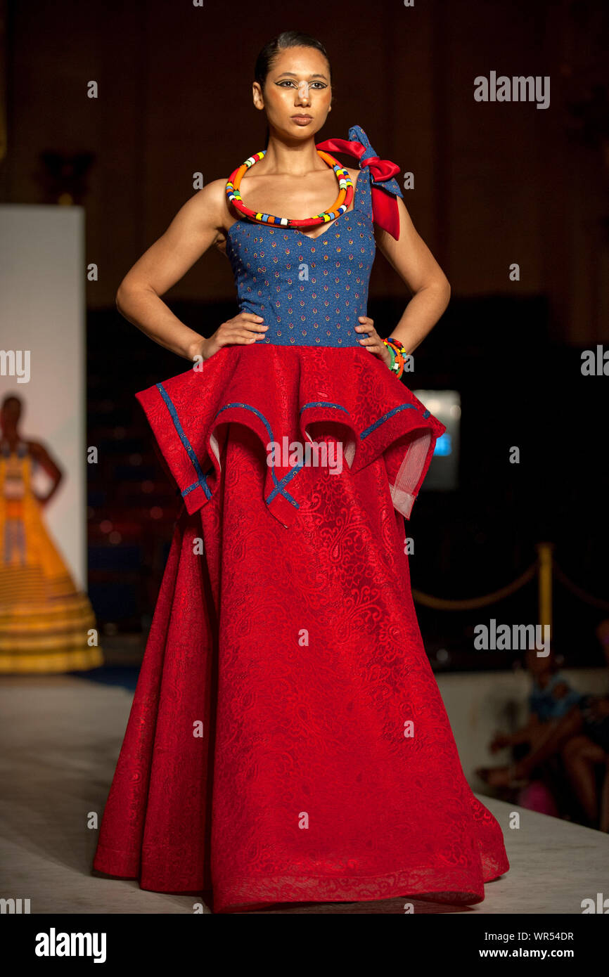 London African Fashion Week - Catwalk Featuring: model Where: London ...