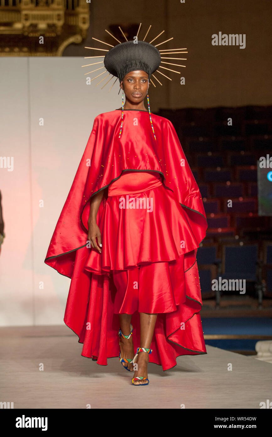 London African Fashion Week - Catwalk Featuring: model Where: London ...