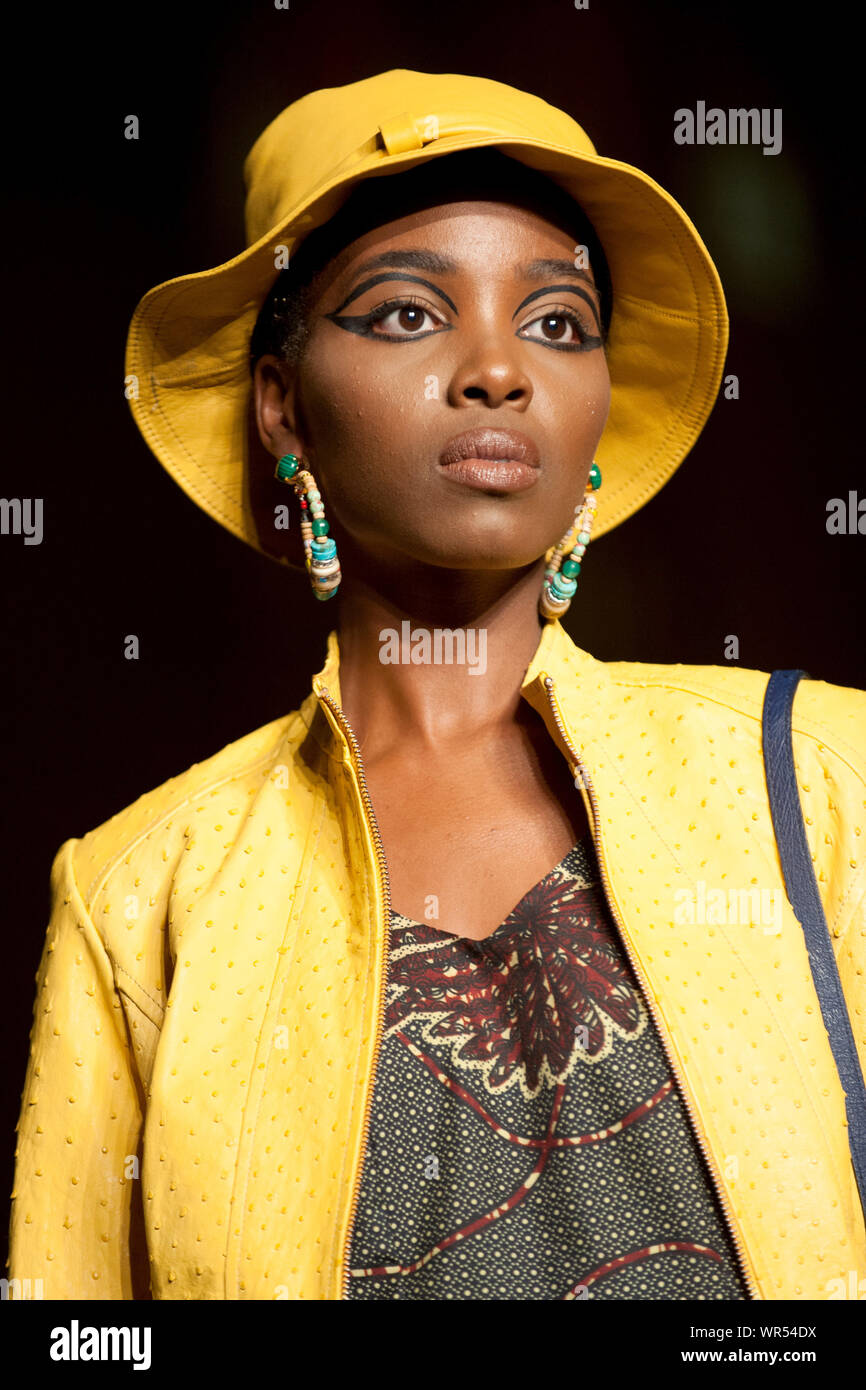 London African Fashion Week - Catwalk Featuring: model Where: London ...