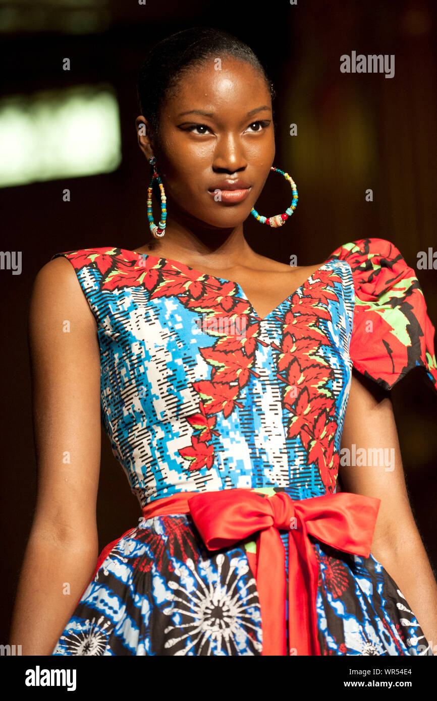 London African Fashion Week - Catwalk Featuring: model Where: London ...